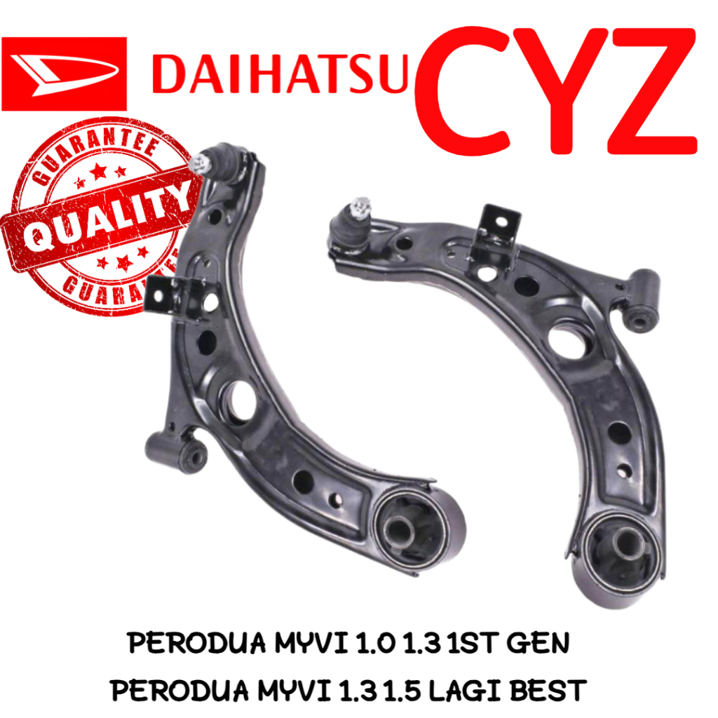Front Lower Arm PERODUA MYVI 1.3 OLD, MYVI 1.3 1.5 LAGI BEST LH + RH ...