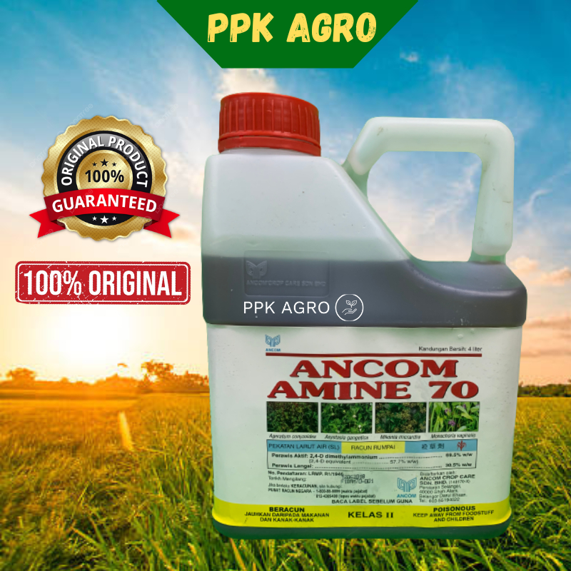 4L Amine 70 Ancom Racun Rumpai 2,4-D Sama dgn Nufarm, CH /Rumput para ...