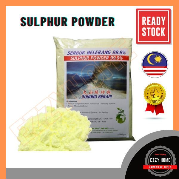 99.9% GUNUNG BERAPI SERBUK BELERANG TULEN , PURE SULPHUR POWDER ( USED ...