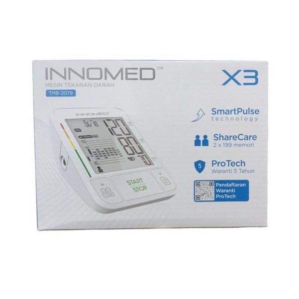 INNOMED X3 BLOOD PRESSURE MONITOR TMB-2079 (5 years warranty) | Shopee ...