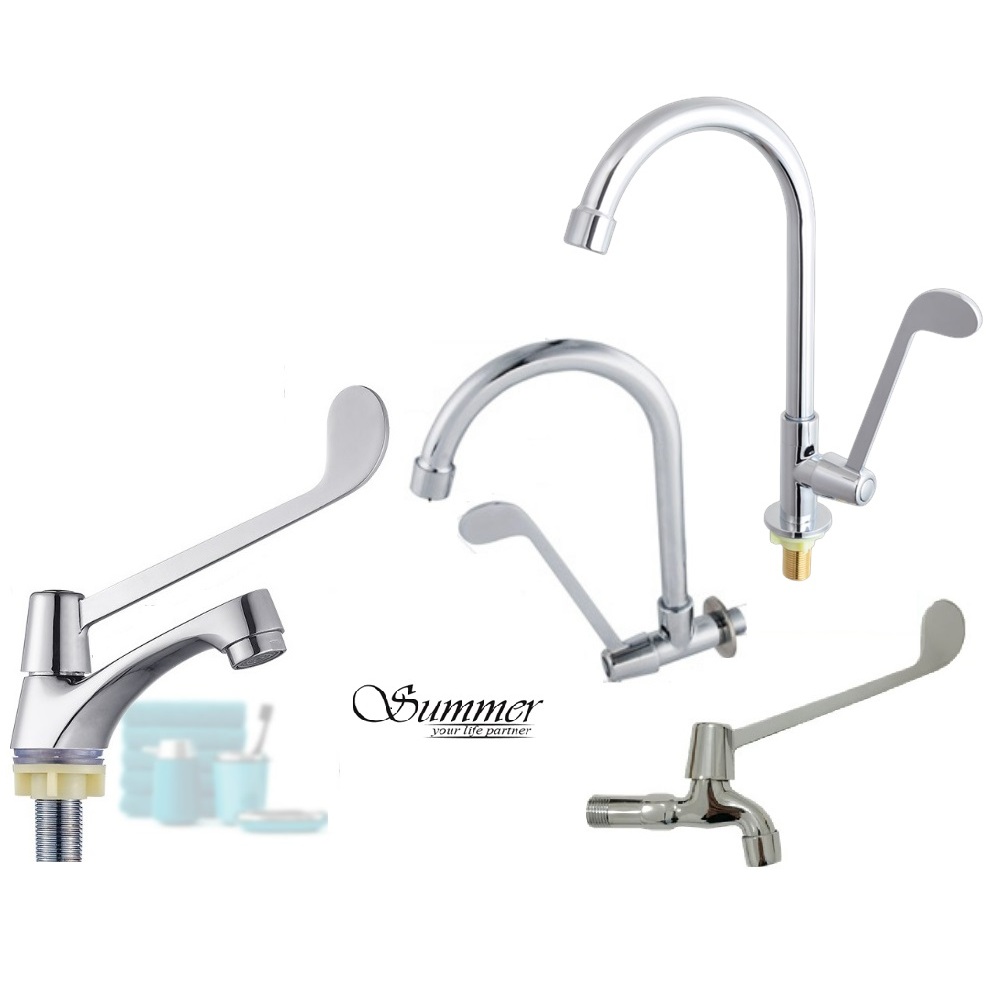 Medical Hospital Brass Basin Tap Wall Tap Wall Kitchen Tap Stand ...