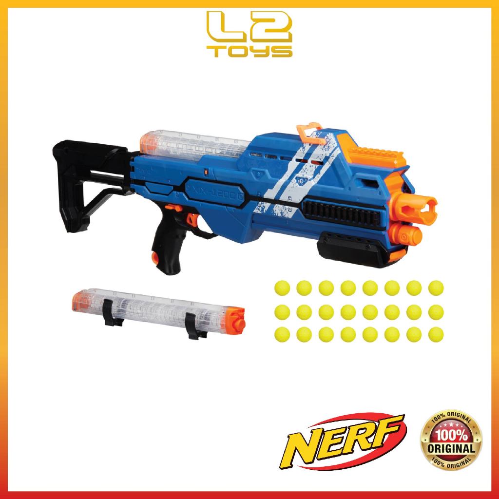 NERF RIVAL HYPNOS XIX-1200 DARTS BLASTER BLUE E2901 | Shopee Malaysia