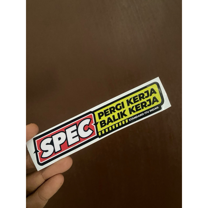 Spec Pergi kerja Balik Kerja Sticker Waterproof | Shopee Malaysia