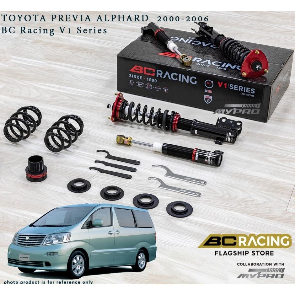 BC Racing V1 Series High Low Soft Hard Adjustable Absorber for Toyota ...
