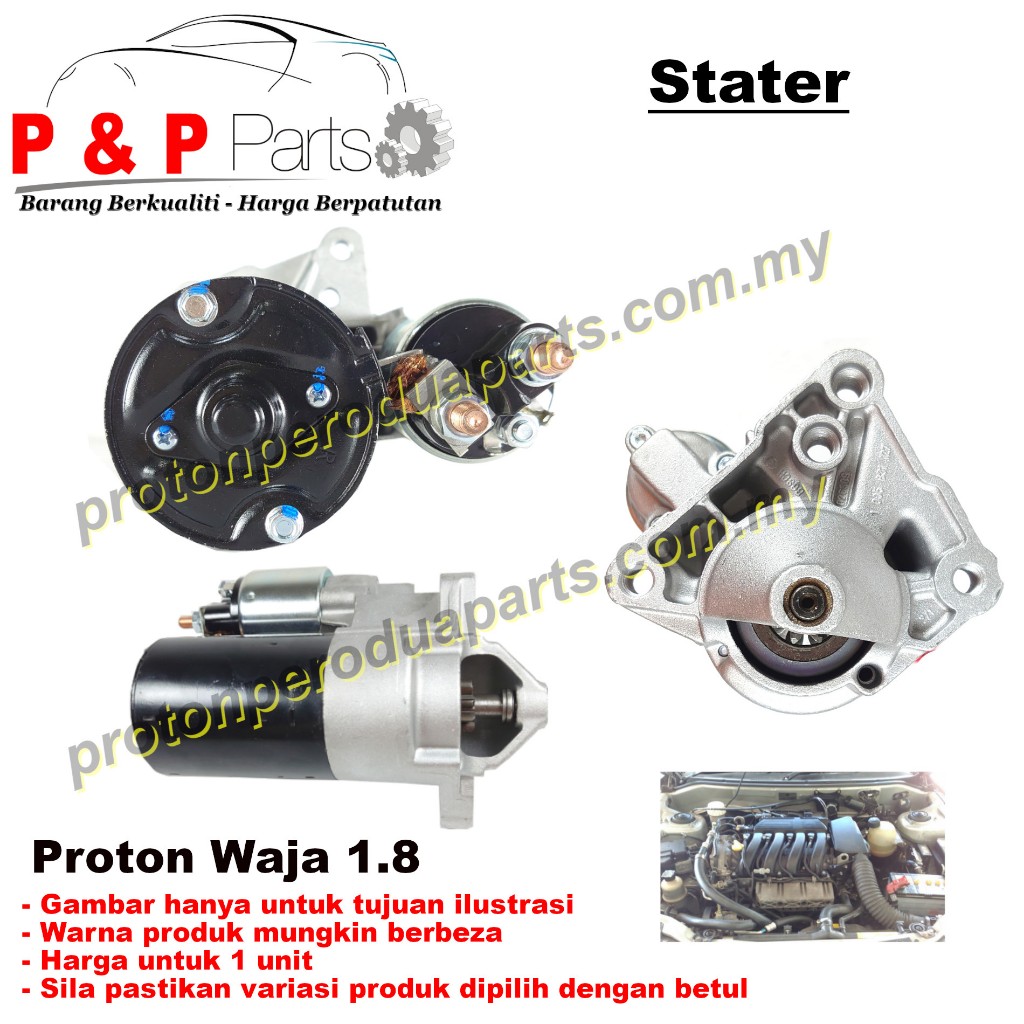 Starter For Proton Waja Engine 1.8 Renault F4P DOHC - Recond | Shopee Malaysia
