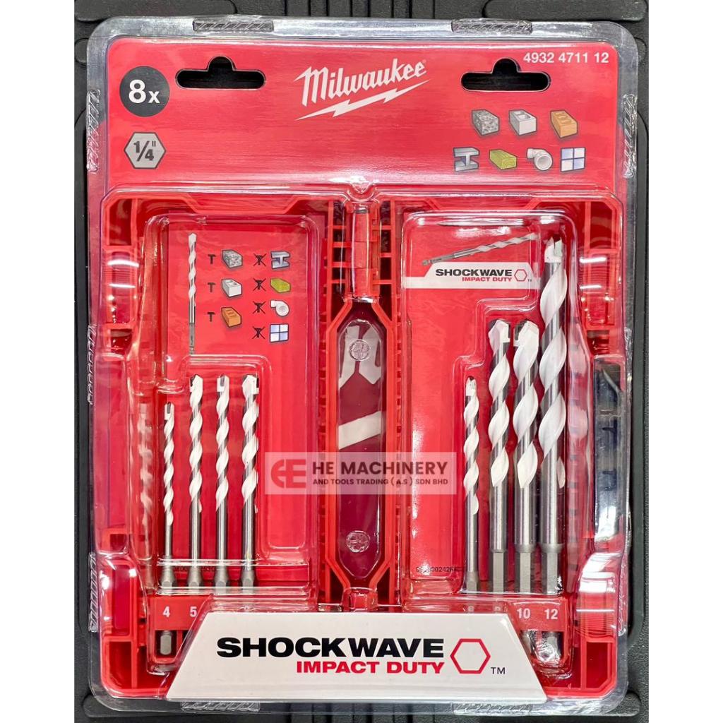 MILWAUKEE MULTI MATERIAL DRILL BIT SET (8PCS) | Shopee Malaysia MILWAUKEE MULTI MATERIAL DRILL BIT SET (8PCS) | Shopee Malaysia