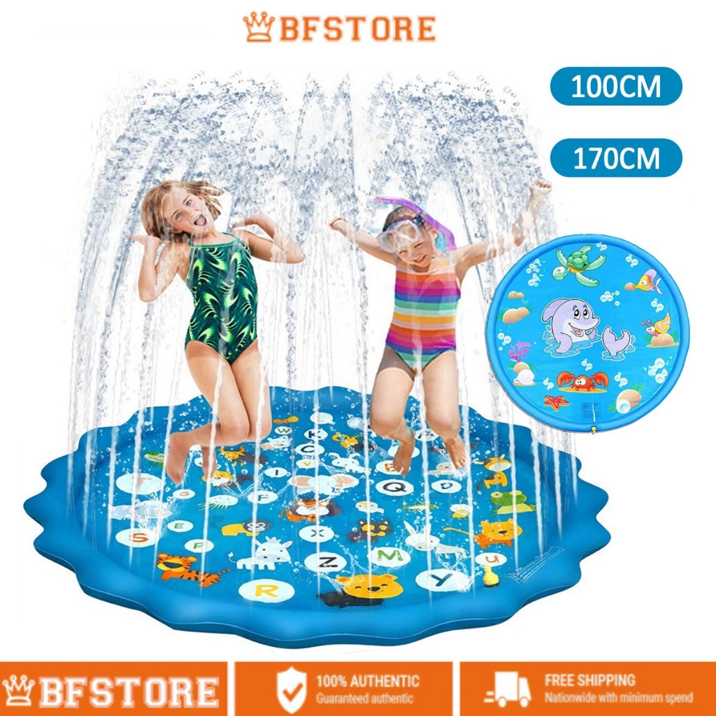 Ready Stock Baby & Kids Water Splash Spray Mat Sprinkle Fountain Pad ...