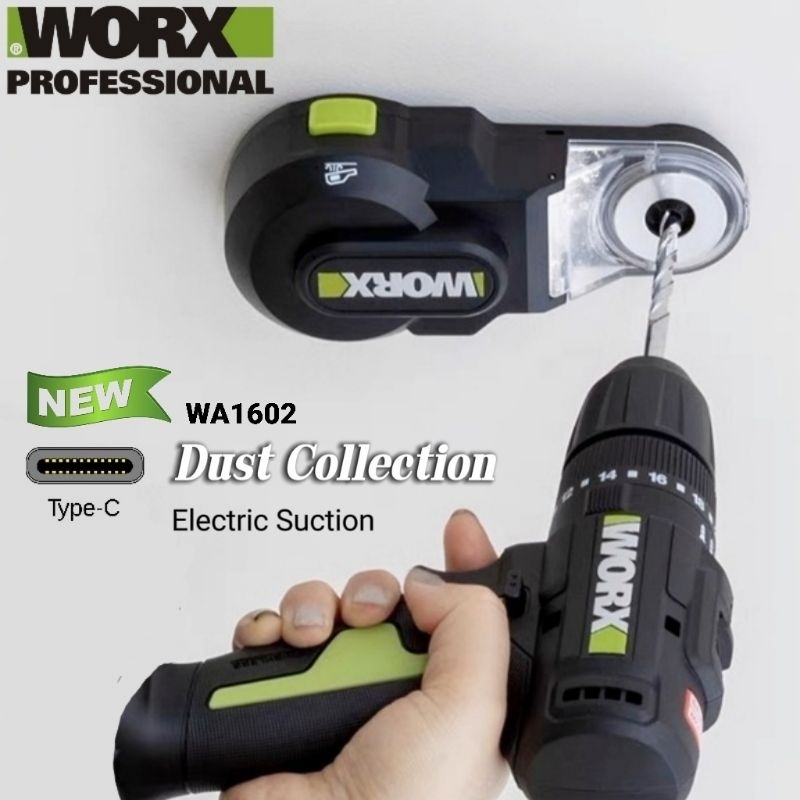 Worx Electric Suction Dust Box Collector for Electric Hammer ...