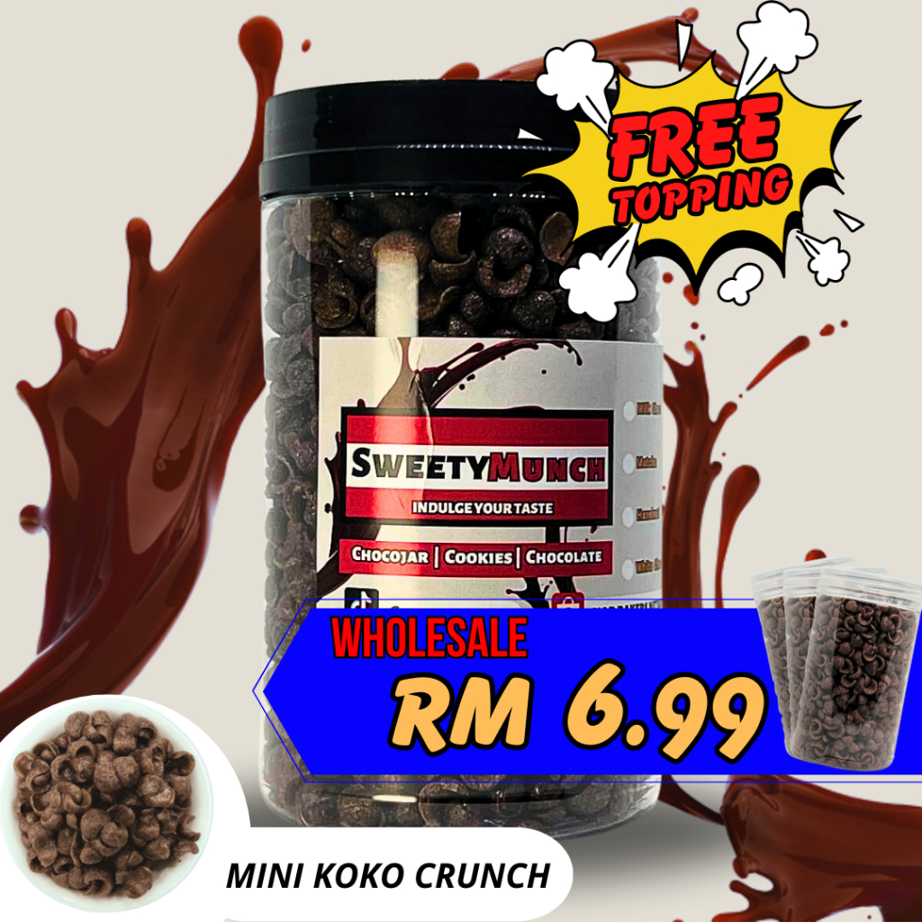[250g] MINI KOKO CRUNCH Premium Chocolate Chocojar / Cocojar / Choco ...