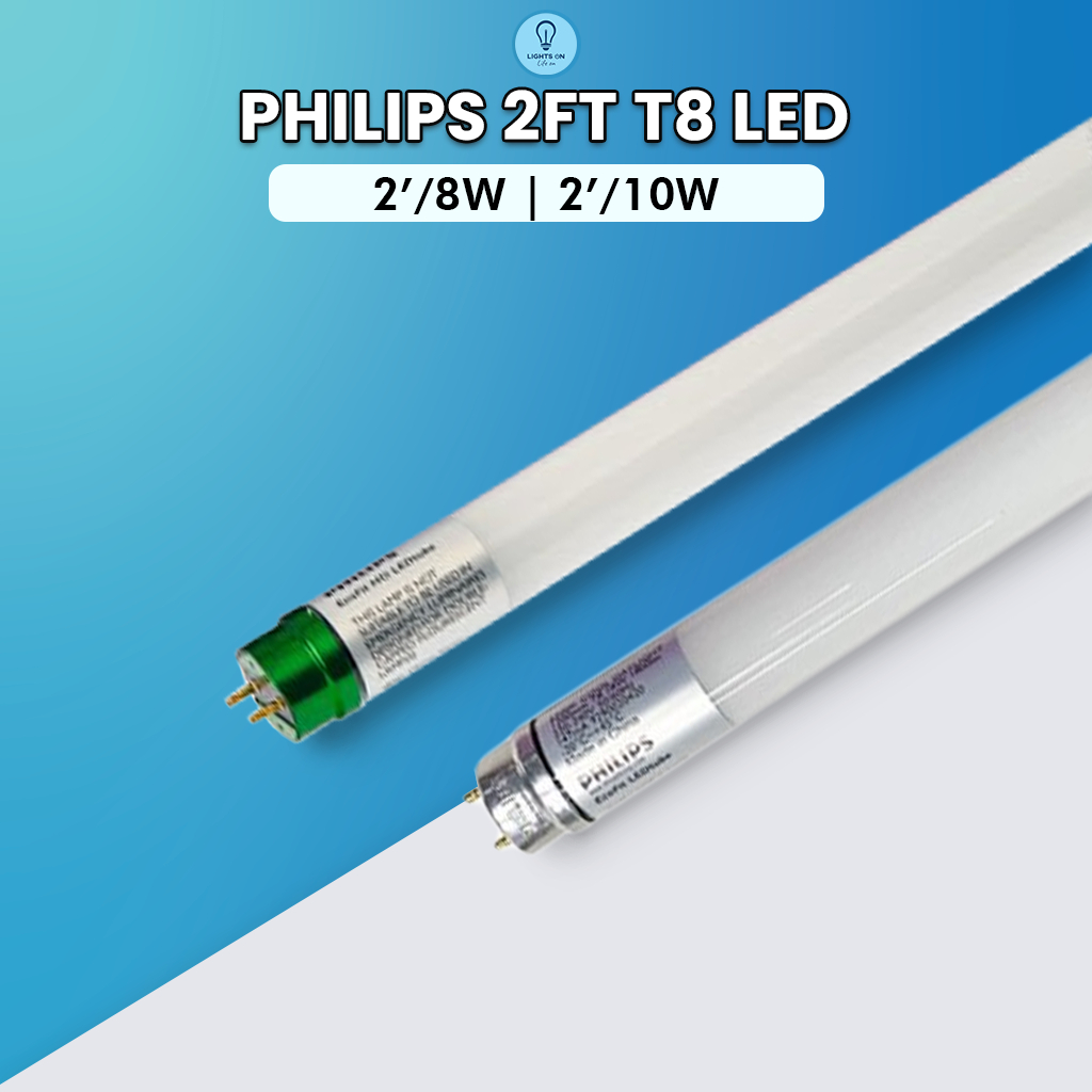 Philips Ecofit 2ft T8 LED Tube Lampu Kalimantang Pendek | Shopee Malaysia