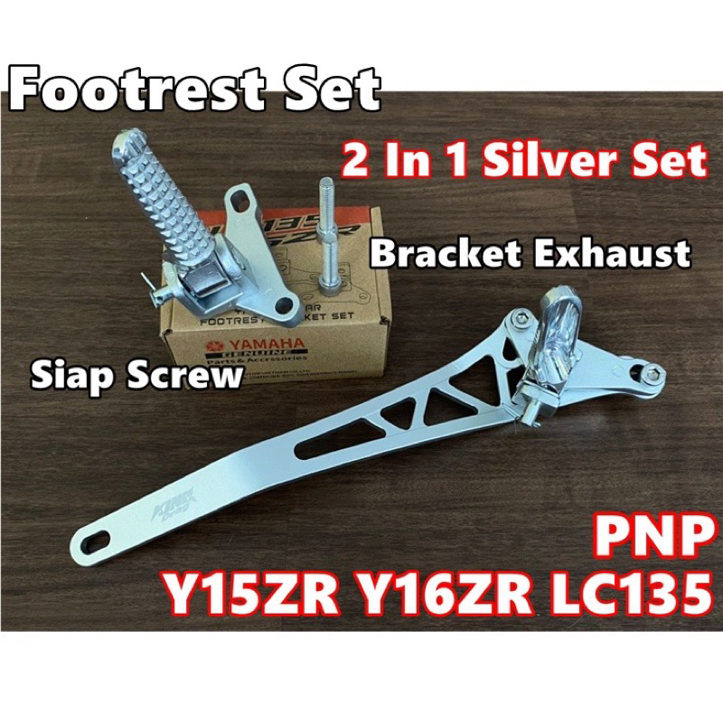 ALLOY CNC EXHAUST BRACKET YAMAHA Y16 Y15 LC135 SRL 115 BENELLI RFS150i ...