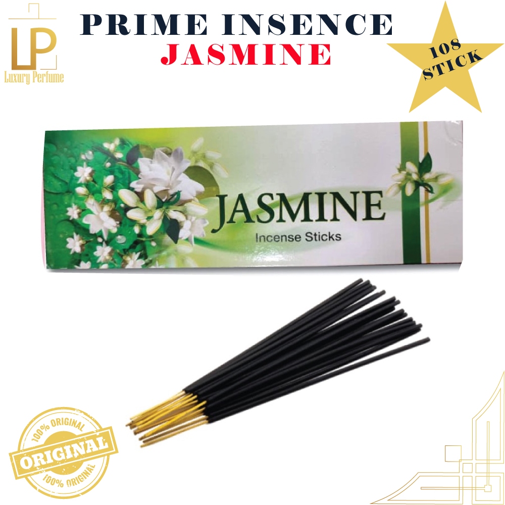PRIME FRAGRANCESS INCENSE STICKS JASMINE 50G (1BOX =108 STICK)(1PEAK=18 STICK) PURE FRAGRANCES ...
