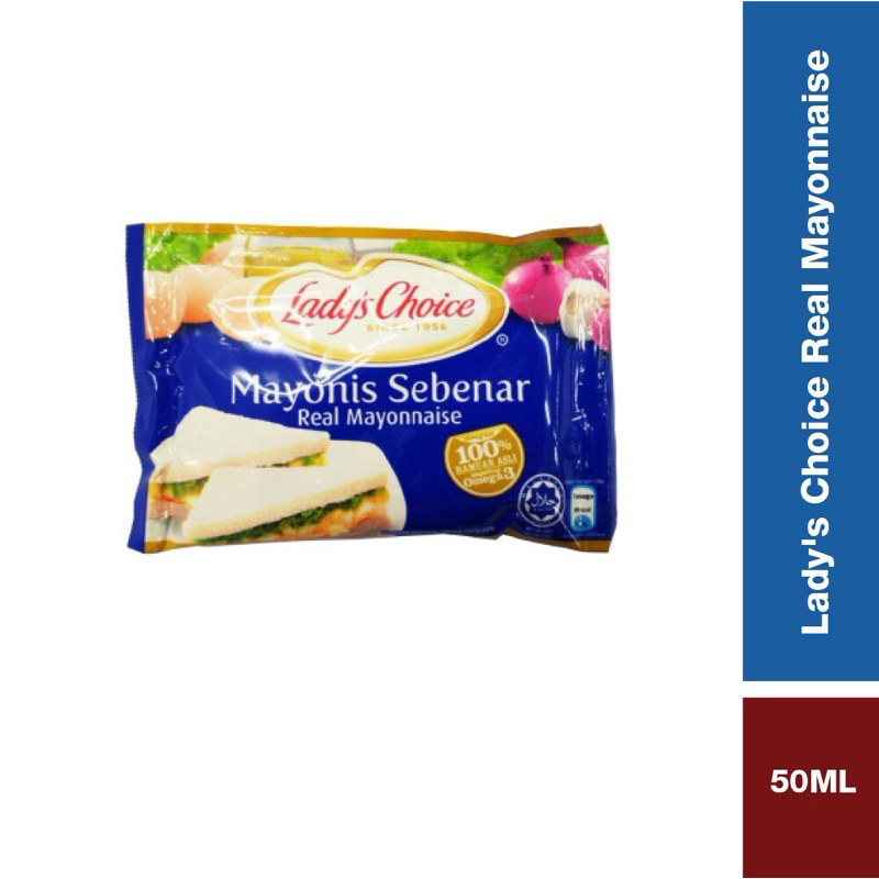 Lady's Choice Mayonis Sebenar / Real Mayonnaise 50ml - Coleslaw ...