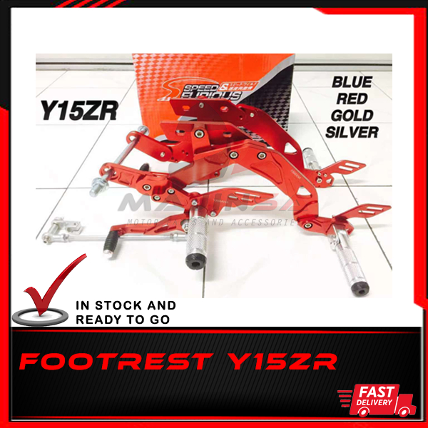 Y15ZR LC135 5 SPEED ALLOY RACING FOOTREST PEGANGAN KAKI PIJAKAN KAKI ...
