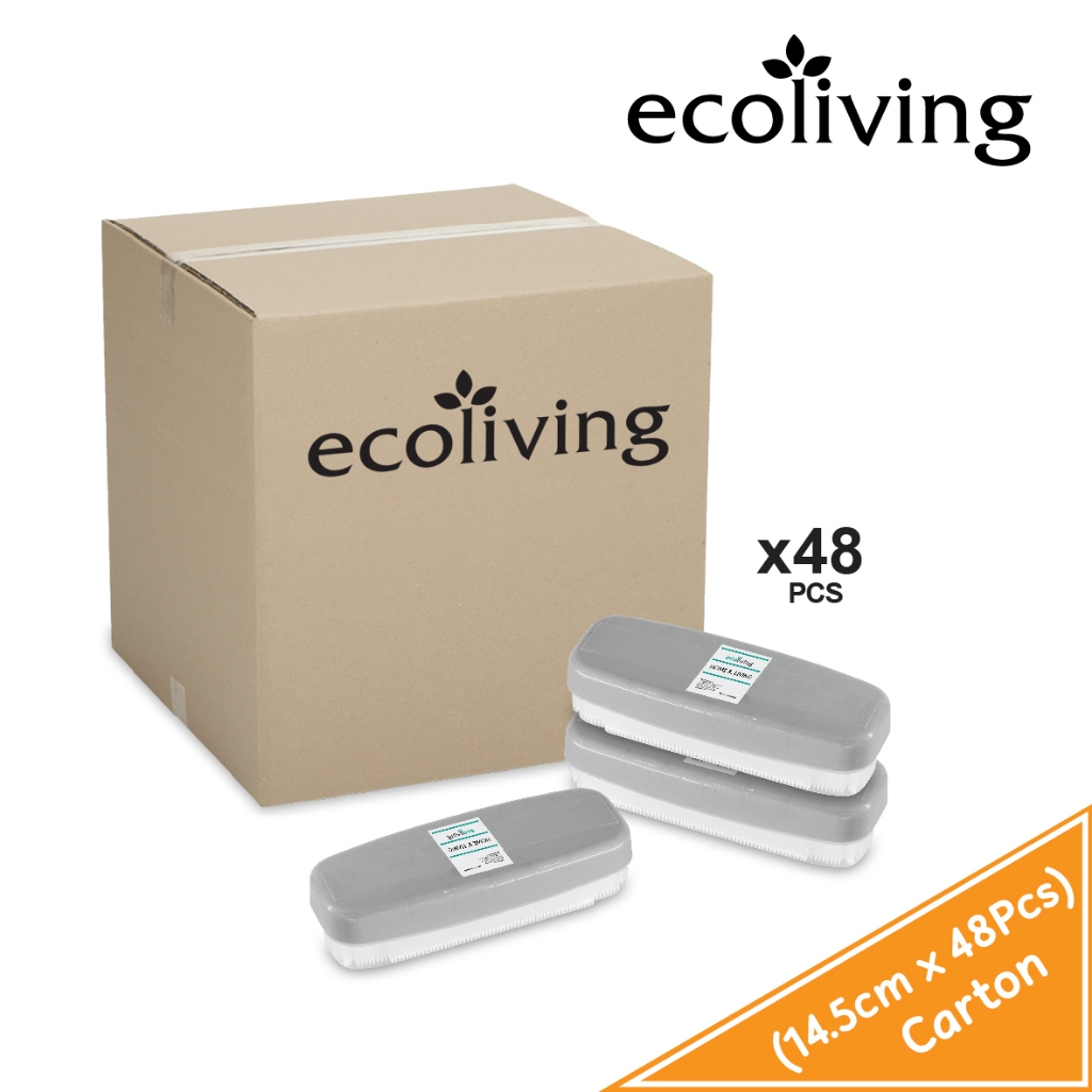 ECO LIVING CARTON DEAL 48Pcs/Pack Durable Soft Bristles Clothes Shoes ...