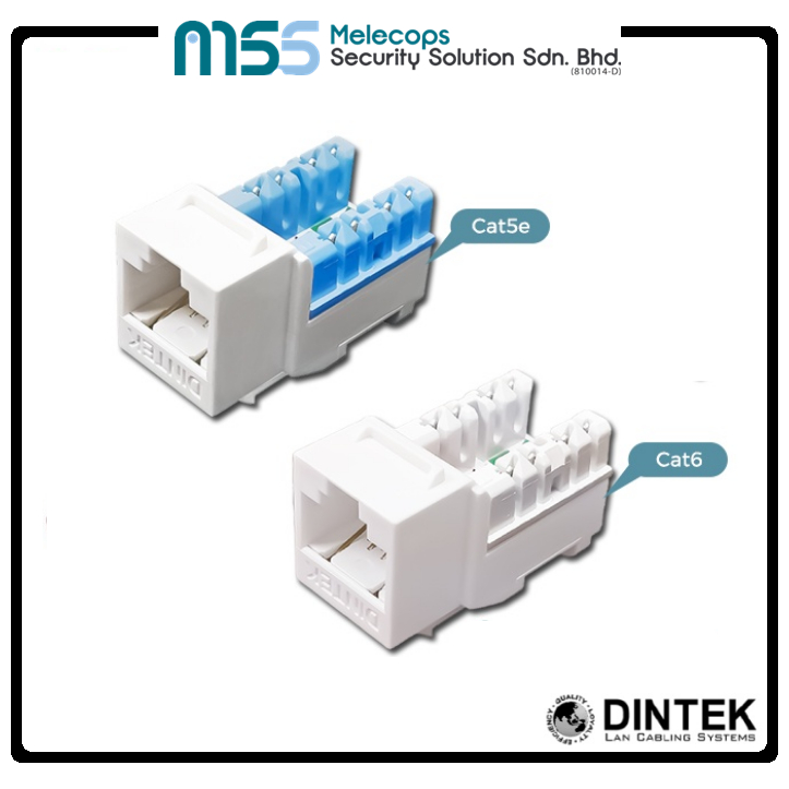 DINTEK CAT5e/CAT6 Ezi-Jack Keystone | Shopee Malaysia
