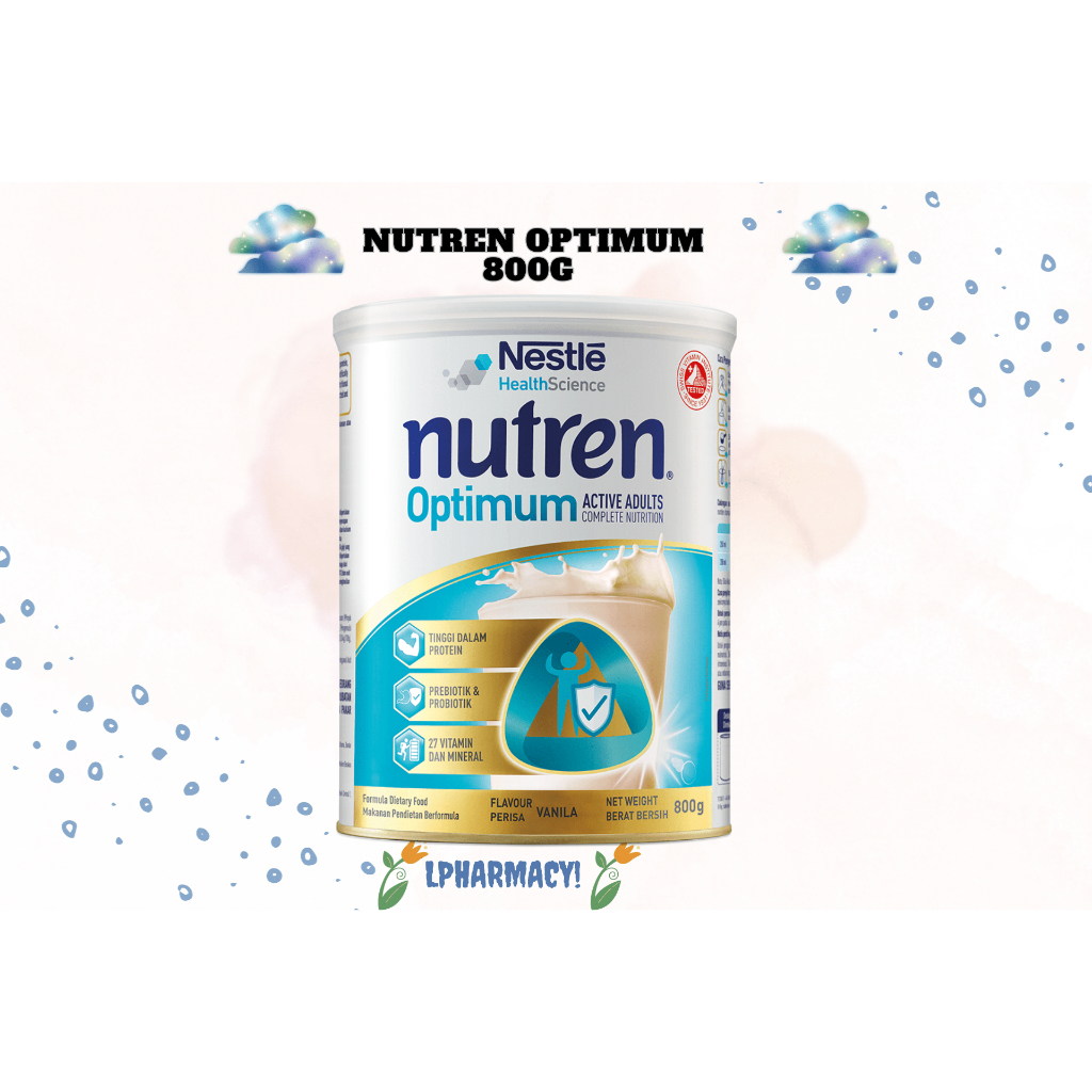 NUTREN OPTIMUM VANILLA 800 G | Shopee Malaysia