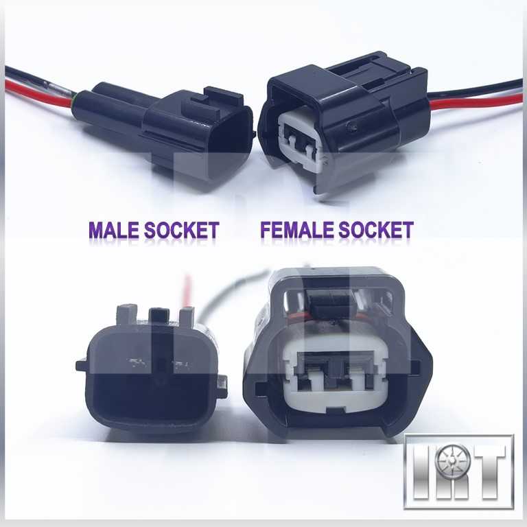 2 Pin Injector Coolant Temperature Socket Nissan Silvia Subaru Forester ...