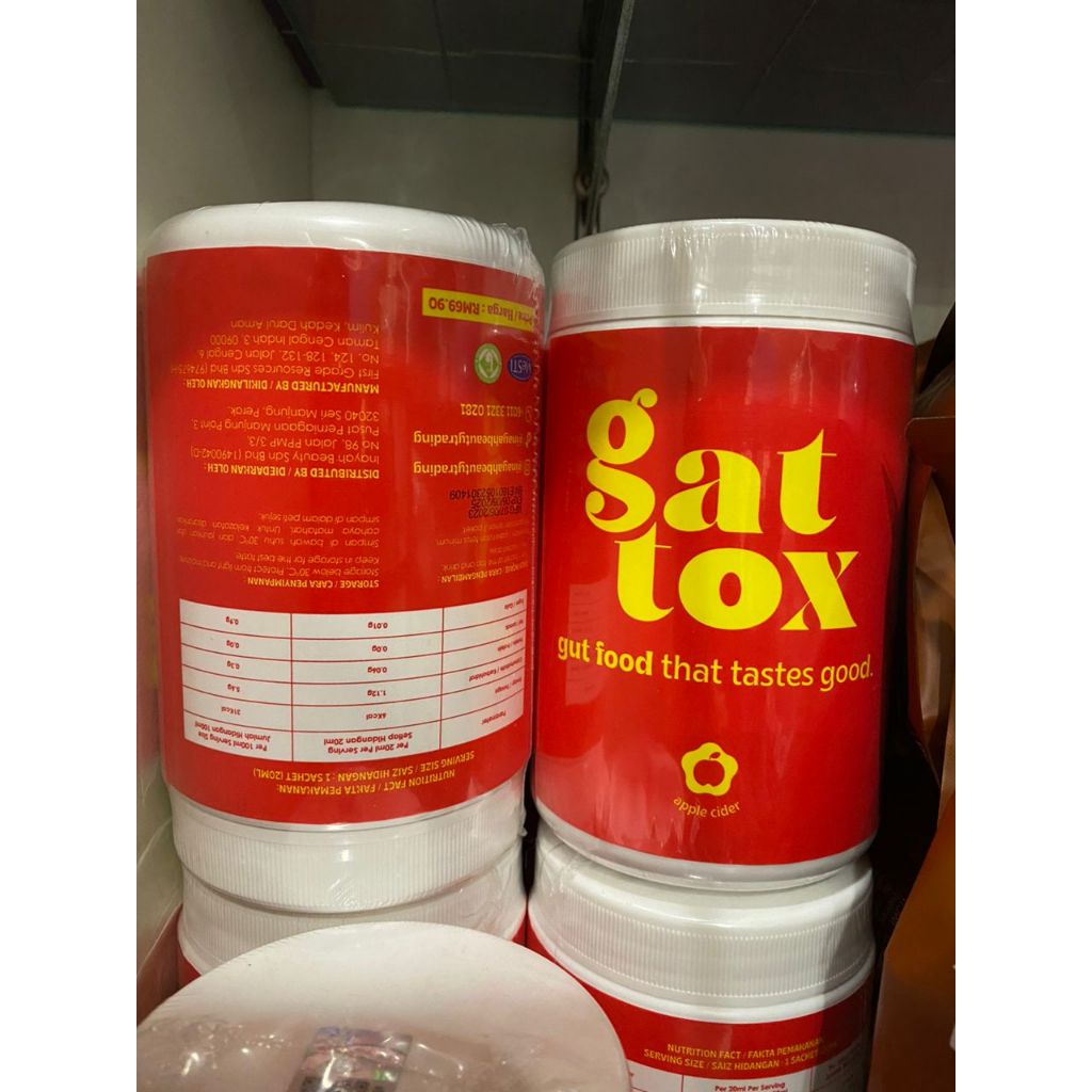 GATTOX FATBURNER APPLE CIDER (BOTOL) | Shopee Malaysia