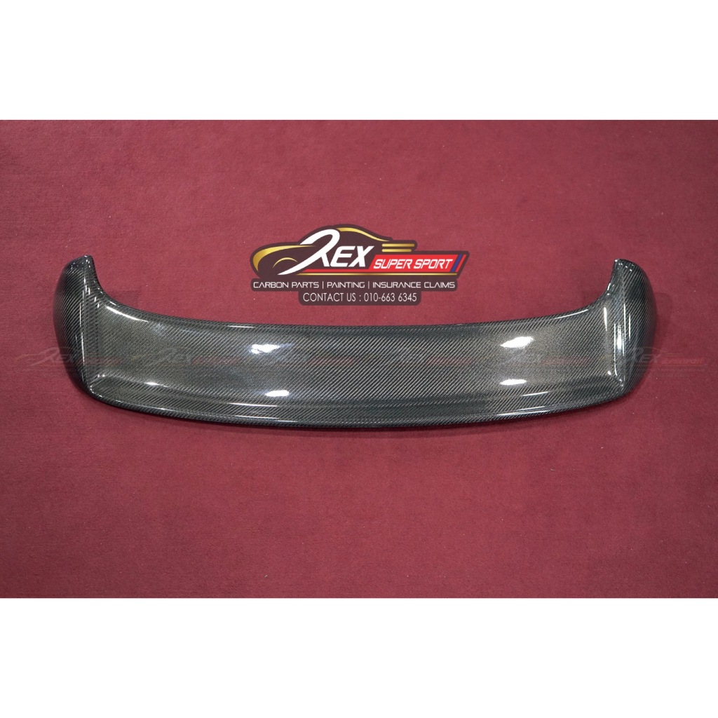 VW Volkswagen Golf MK6 GTI / R Revozport Big Spoiler Real Forged Carbon ...