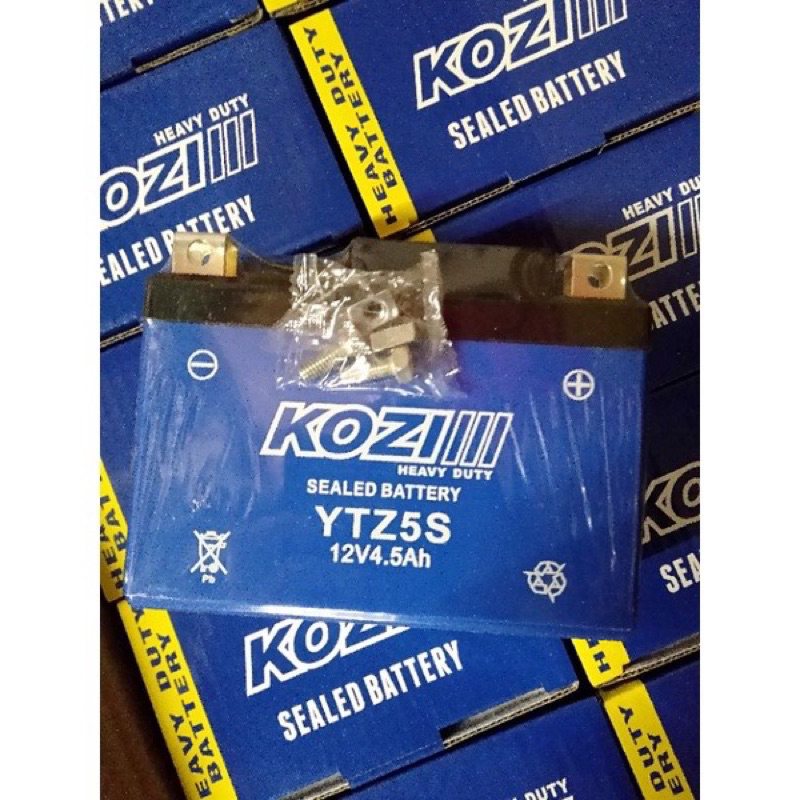 KOZI BATTERY KERING MOTOR YTZ5S BATERI MOTOSIKAL YAMAHA LC135 V2 - V7 ...