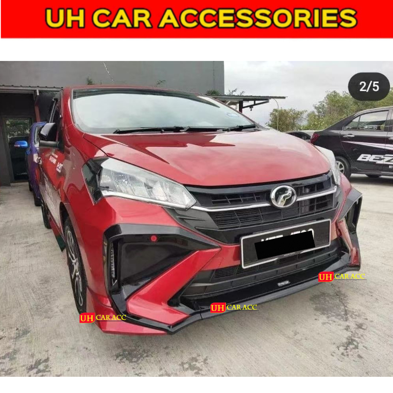 PERODUA MYVI 2022 2023 GEAR UP ACE PP ABS BODYKIT SPOILER WITH PAINT ...
