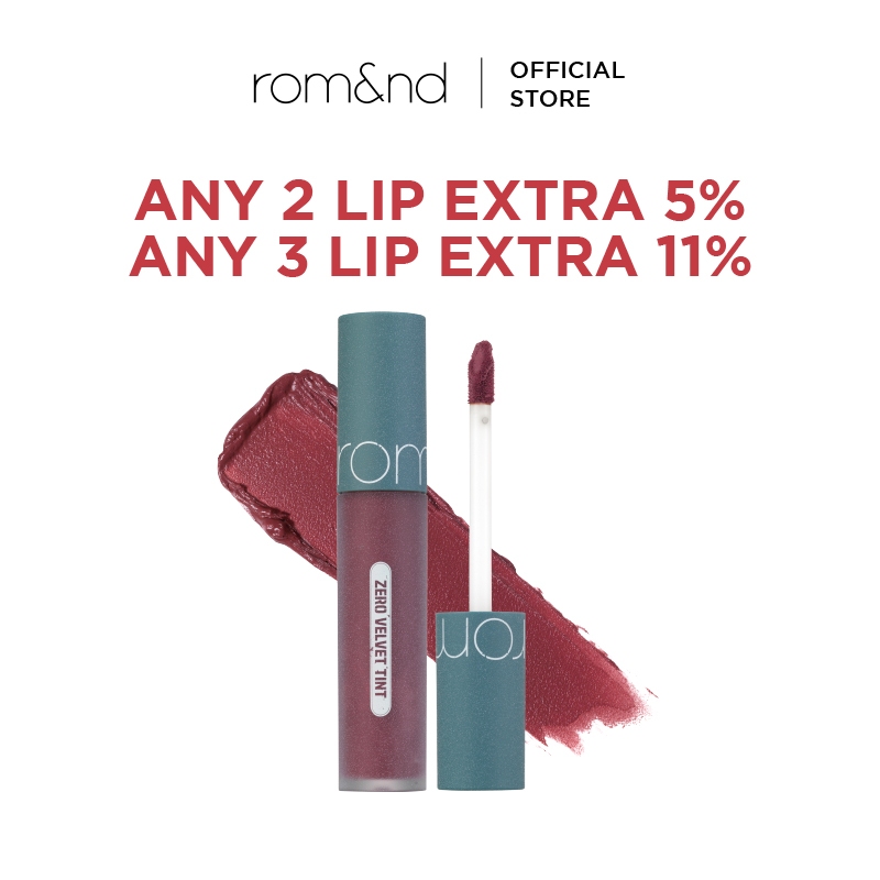 ROMAND Zero Velvet Tint [23 Color To Choose] | Shopee Malaysia