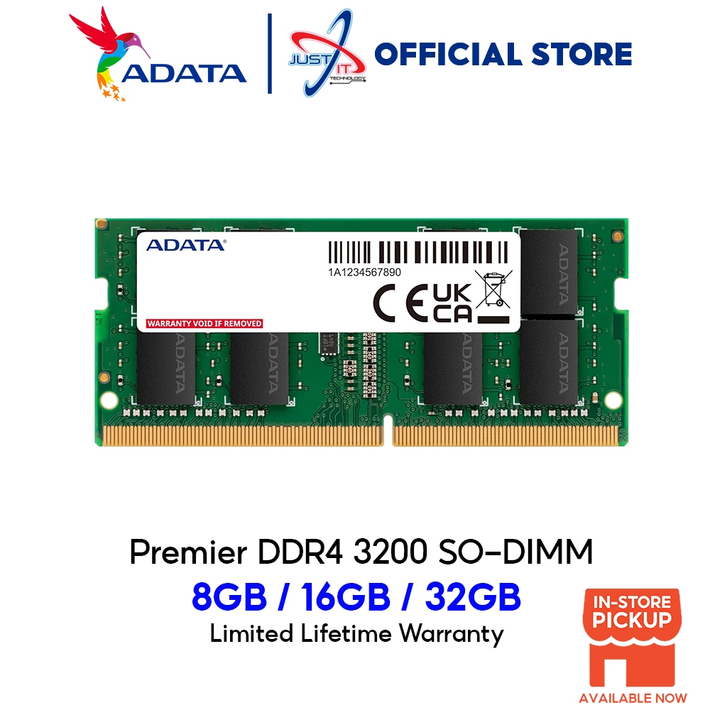 ADATA Value DDR4 CL22 Sodimm RAM (8GB/16GB/32GB) | Shopee Malaysia