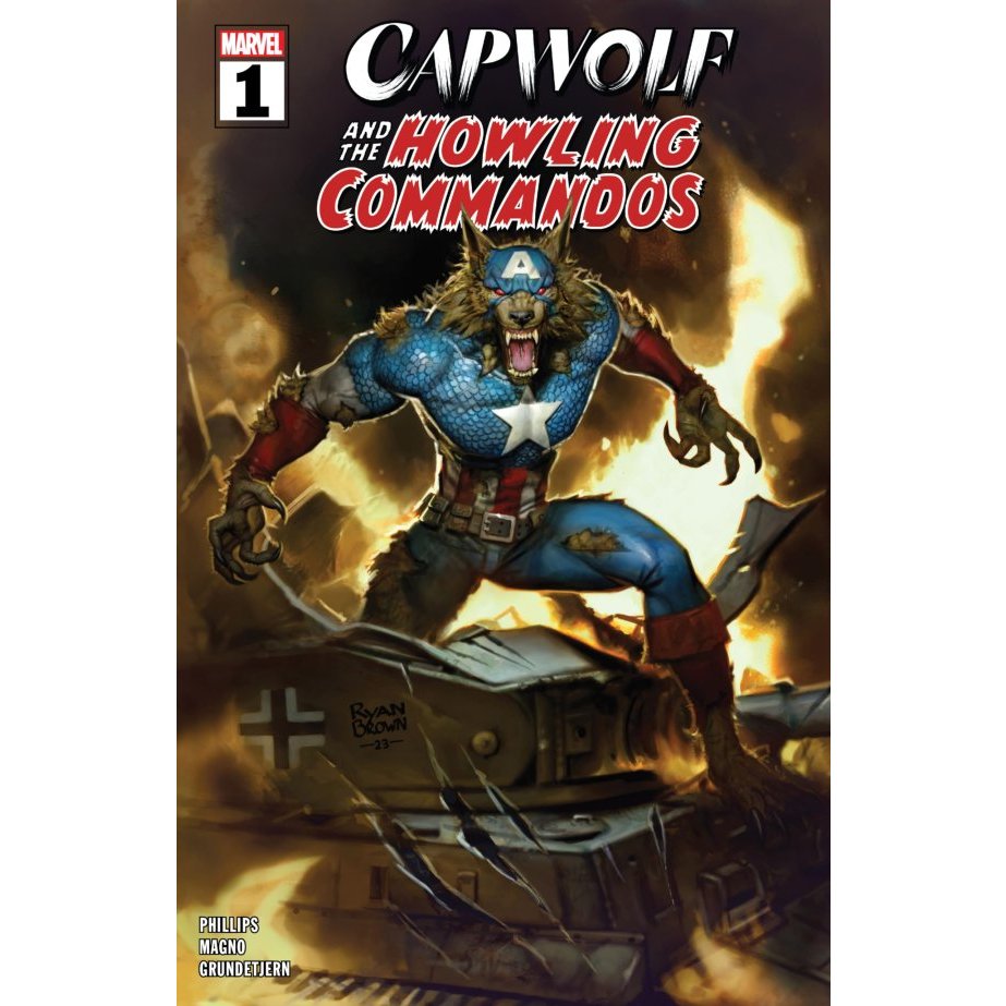 Capwolf & The Howling Commandos - COMPLETE SET of 4 COMICS - MARVEL ...