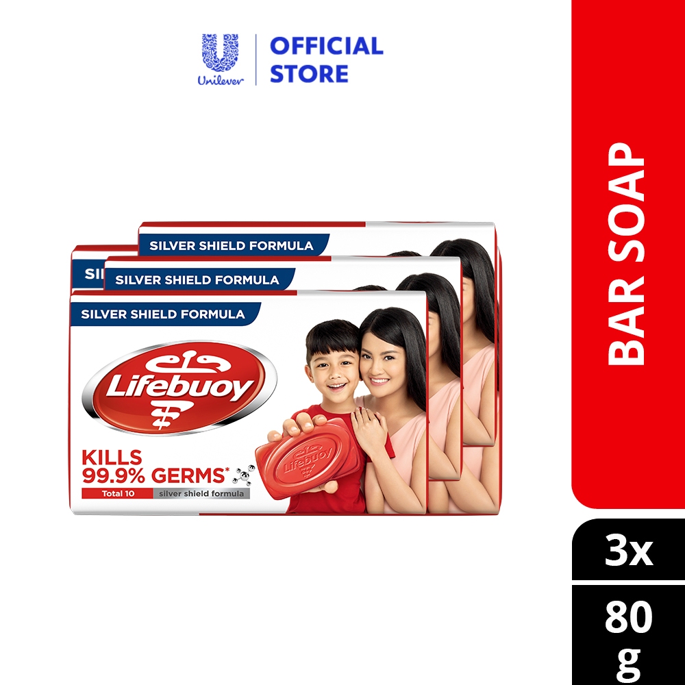 Lifebuoy Bar Soap Total 10 (70g x 3) | Shopee Malaysia