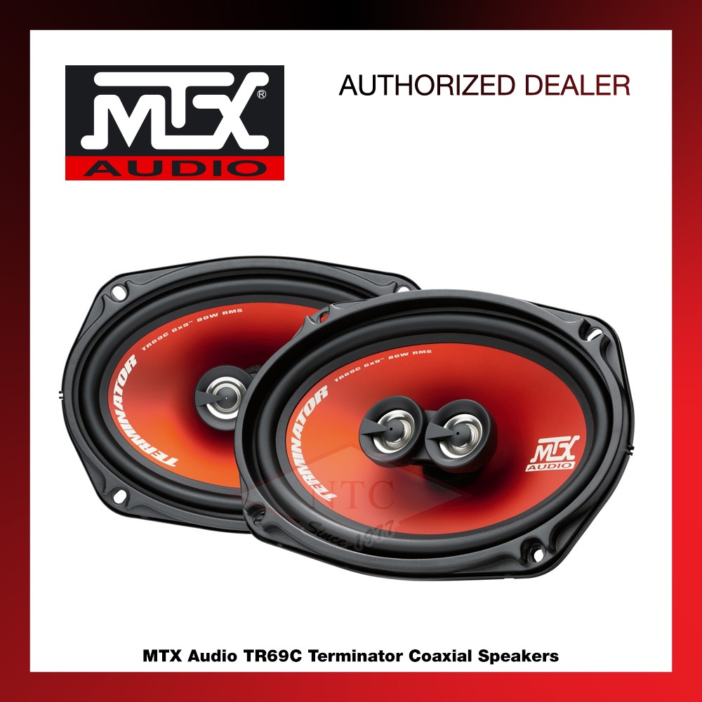 MTX Audio TR69C 6x9 Inch TR Terminator Coaxial Speakers 550W | Shopee ...
