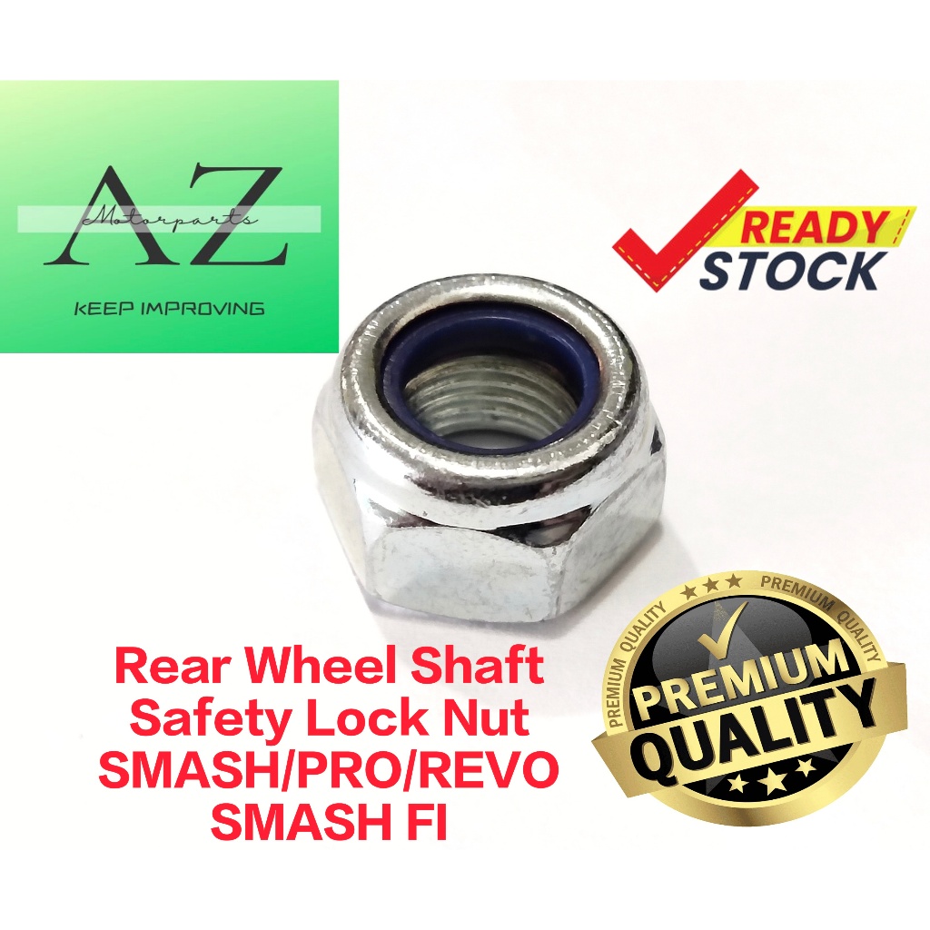 SUZUKI SMASH/SMASH PRO/SMASH REVO/SMASH FI REAR WHEEL SHAFT SAFETY LOCK ...