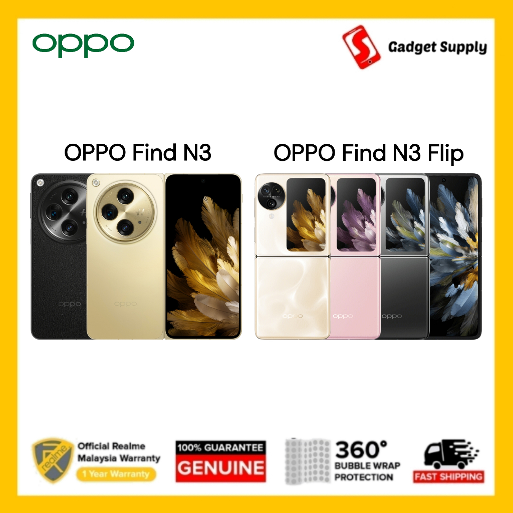 OPPO Find N3 5G / N3 Flip 5G | 16GB RAM 512GB ROM / 12GB RAM 256GB ROM ...