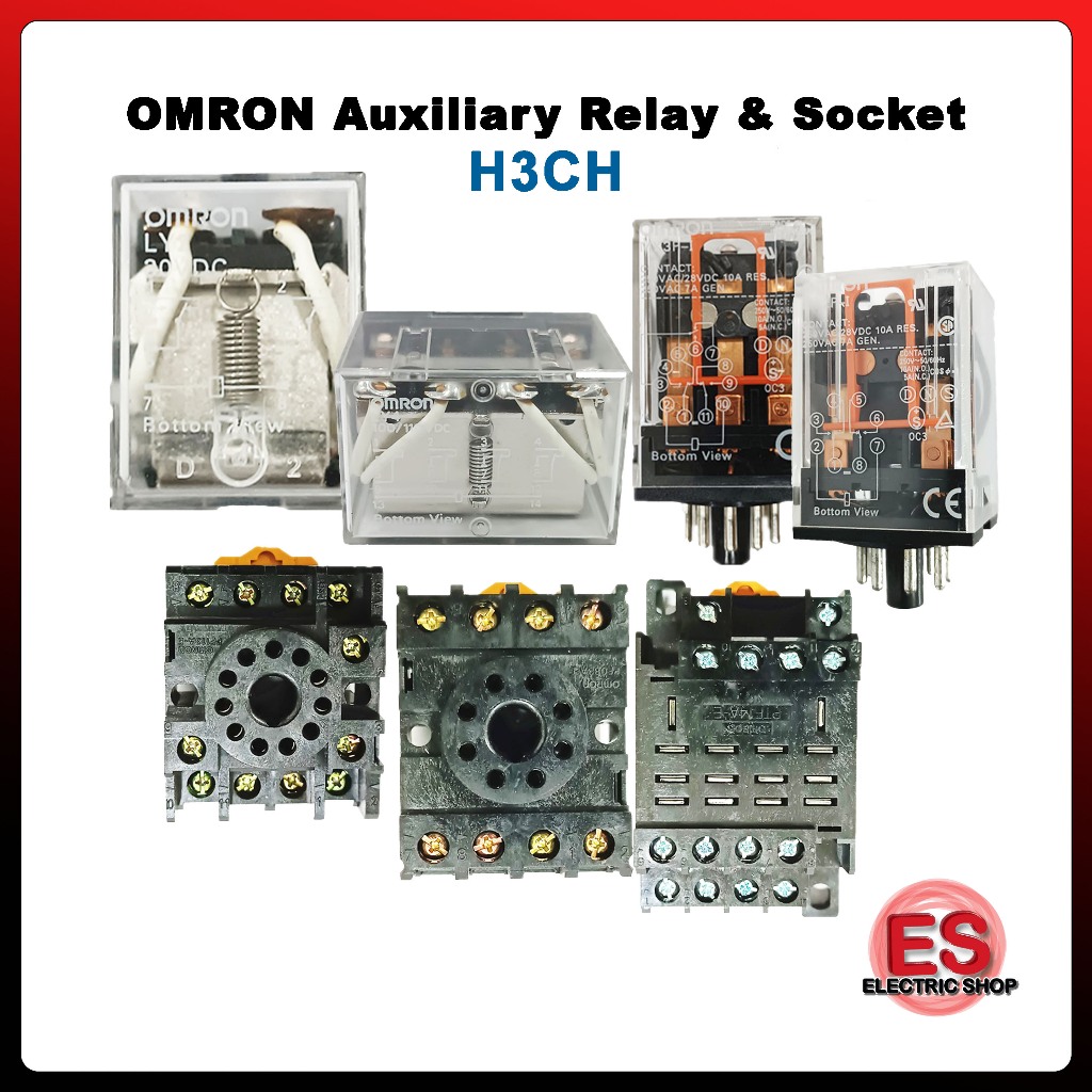 Omron Relay Base with/without Socket Relay Socket, Relay LY2 / LY4 ...