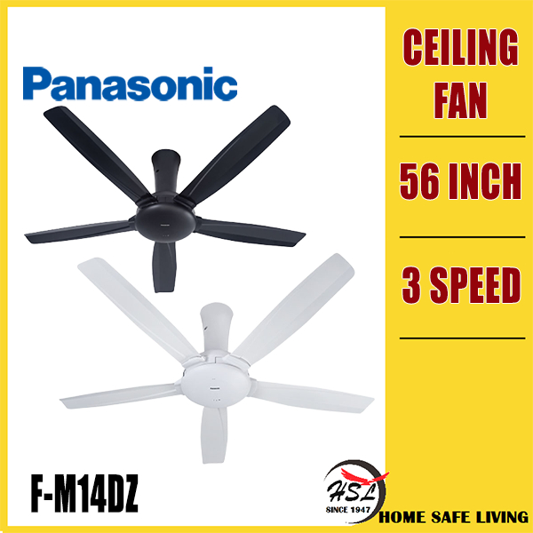 Panasonic BAYU 5-Blade Ceiling Fan (56") F-M14DZ (F-M14DZ) | Shopee ...
