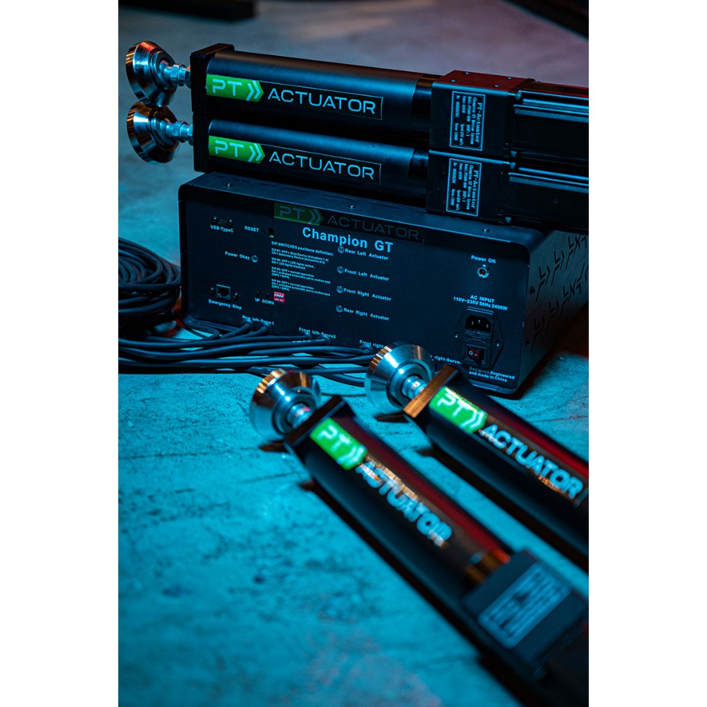 Motion Simulator | PT Actuator Champion GT | Sim Racing | 4 Actuators ...