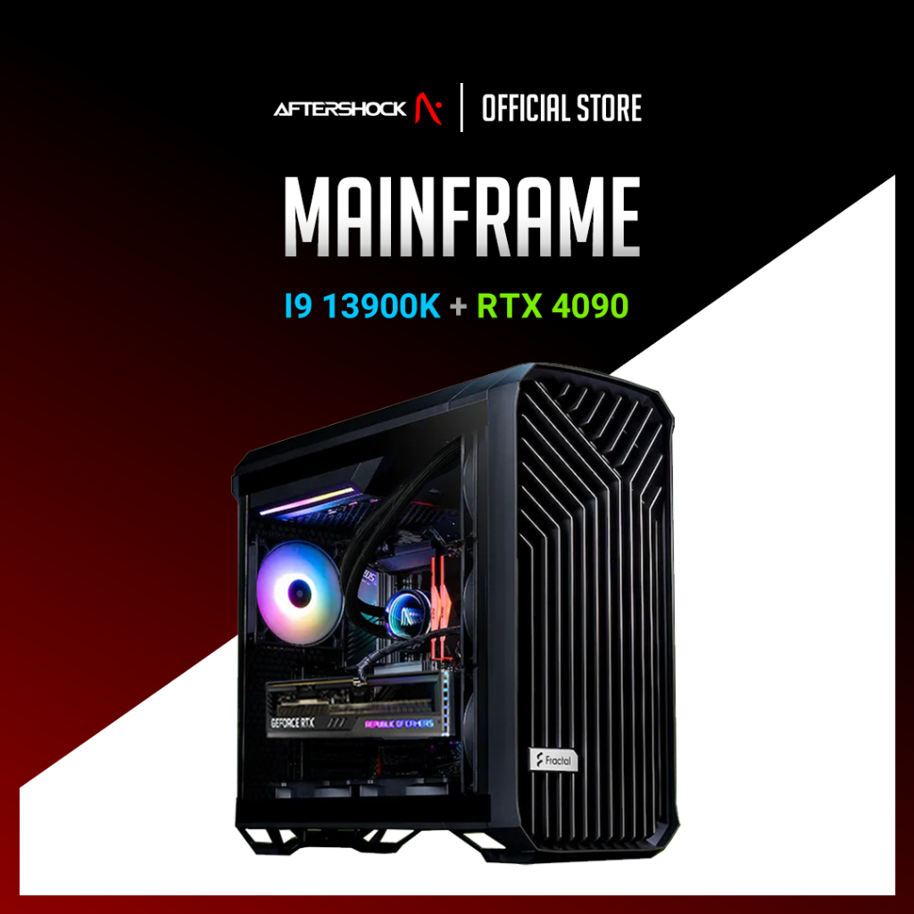 AFTERSHOCK INSANE SERIES : MAINFRAME | INTEL I9 13900K + RTX 4090 STRIX ...