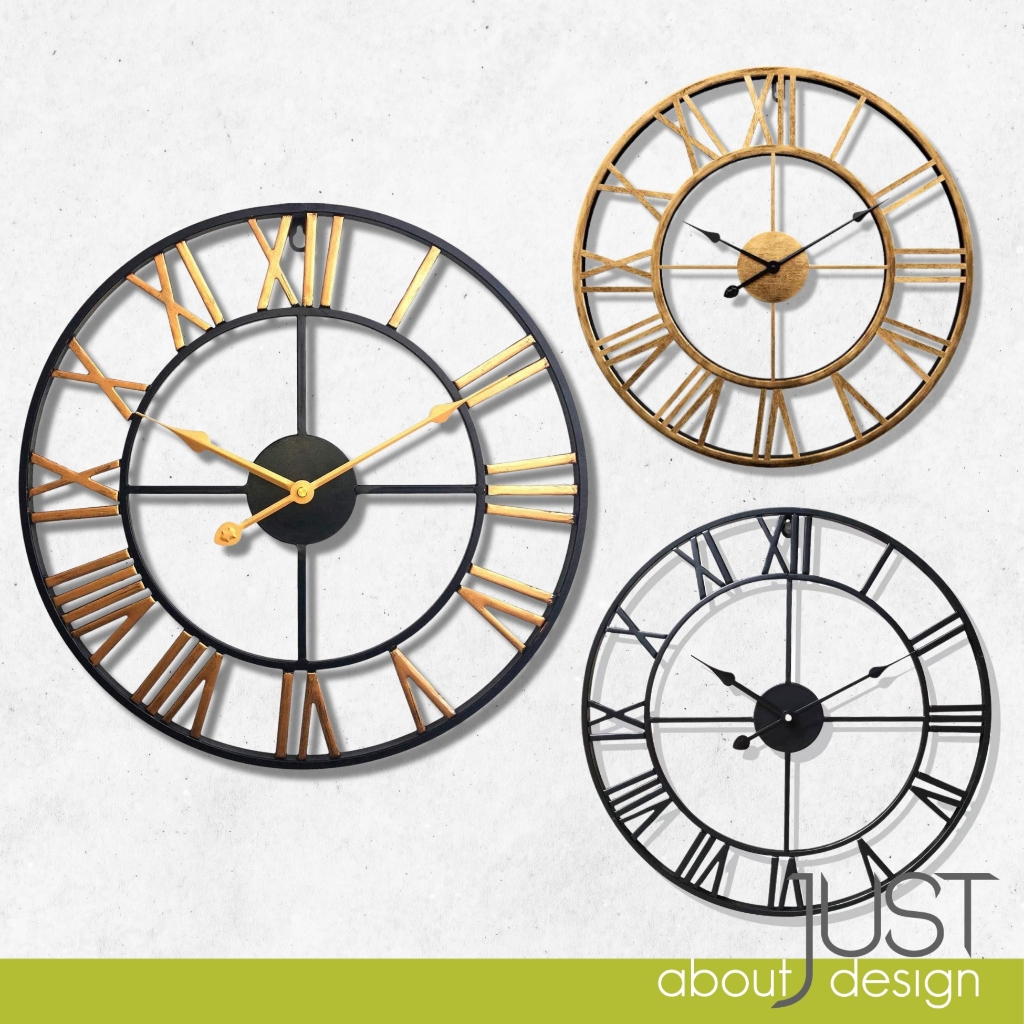 🔥 Wall Clock Modern Aesthetic Jam Dinding Moden Jam Dinding 60cm Modern ...
