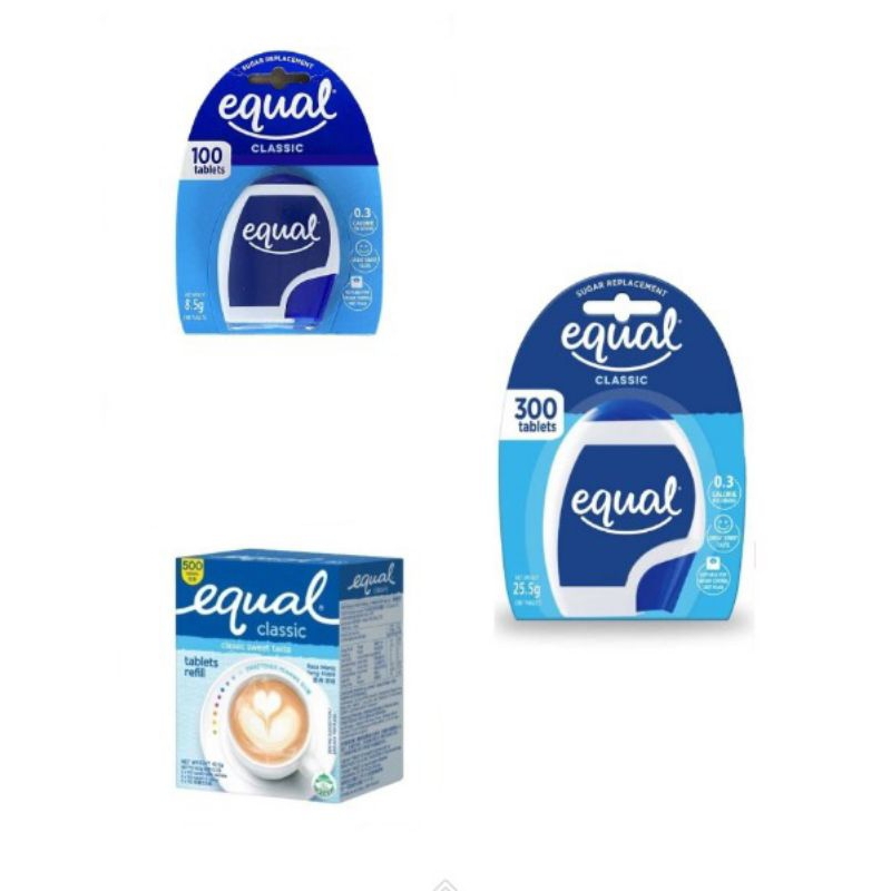 EQUAL CLASSIC SWEETENER (TABLET REFILL / 100 TABLETS / 300 TABLETS / 50 ...