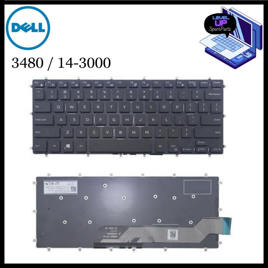 DELL 3480 KEYBOARD NO BACKLIGHT | Shopee Malaysia