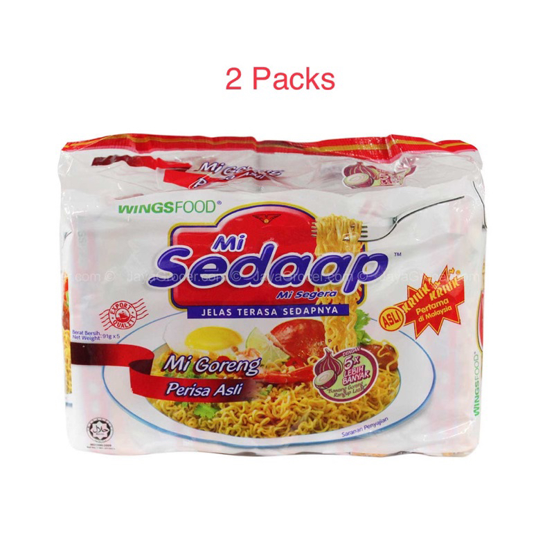 Mee Sedap Instant Noodle (90g x 5) 2 packs bundle | Shopee Malaysia