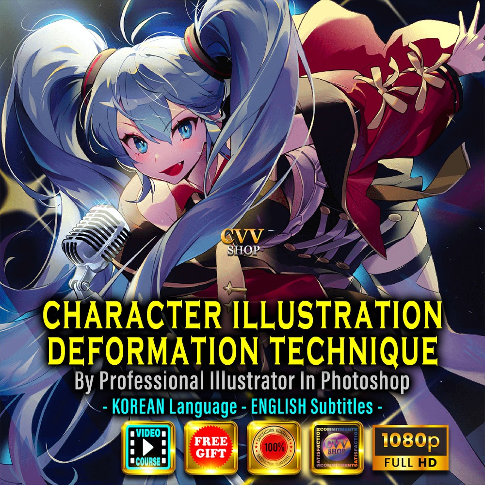 Casual Character Illustration Deformation Technique In Photoshop - Art ...