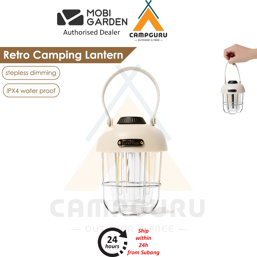 Mobi Garden L1 Retro Camping Lantern NiteCore Extreme Outdoor Lighting ...