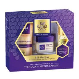 Safi Rania Gold Set Malam Set | Shopee Malaysia