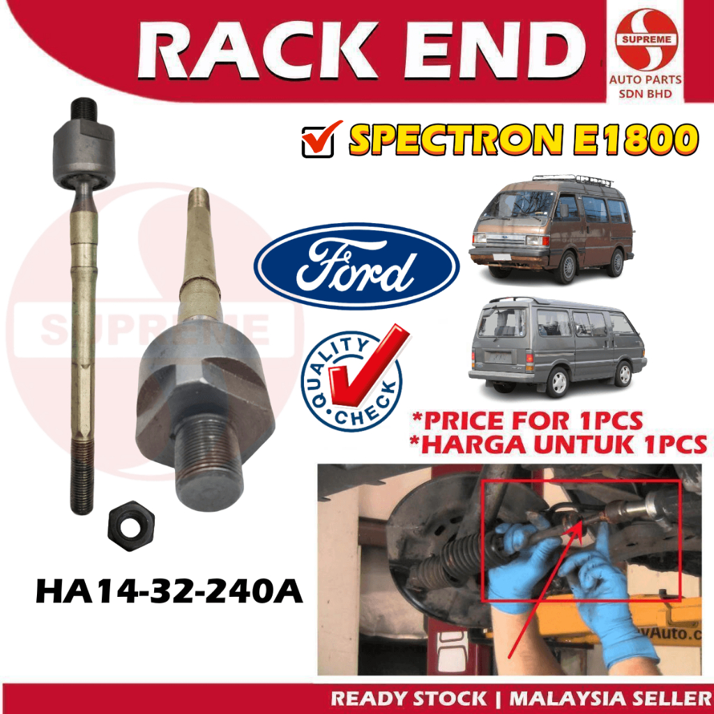 S2U Car Steering Rack End Tie Rod Inner Ford Spectron E1800 HA14-32-240A Kepala Ball Joint Tayar ...