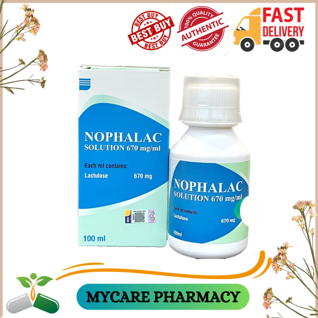 NOPHALAC SOLUTION 670MG/ML LACTULOSE [100ML] | Shopee Malaysia