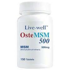 LIVE WELL OSTE MSM 500MG 150'S TAB [EXP 01/2024] | Shopee Malaysia