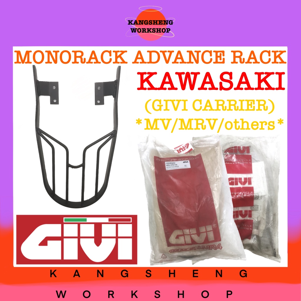 GIVI (MV-/MRV-/...) MONORACK ADVANCE RACK (GIVI CARRIER) ~ *KAWASAKI ...