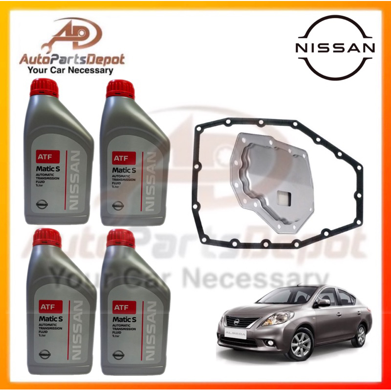 NISSAN MATIC S 1L + AUTO FILTER SET - NISSAN ALMERA | Shopee Malaysia
