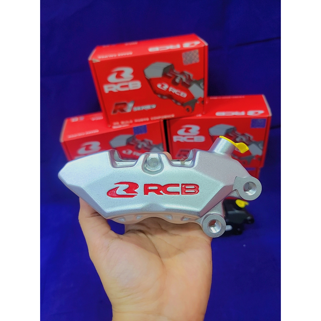 RCB BRAKE CALIPER R1 SERIES 4 PISTON 4 POT 4-POT BRAKE CALIPER RCB UNIVERSAL BRACKET | Shopee ...